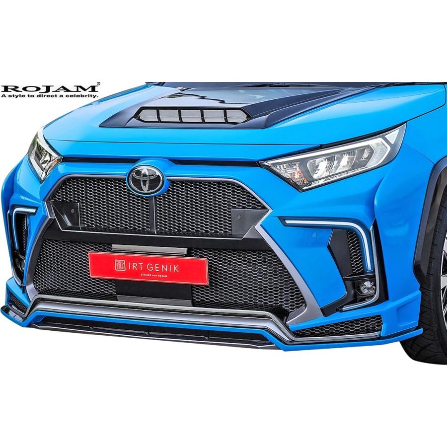 RAV4 【M's】 トヨタ MXAA54 アドベンチャー用 (2019/4-) ROJAM IRT GENIK エアロセット LED.ver 3点 ／／ FRP 未塗装 ロジャム フルエアロ ...