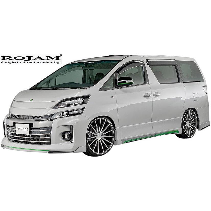 トヨタ 【M's】トヨタ ヴェルファイア 20系 G’s (2012/11-2014/12) ROJAM VERDE エアロ 4点セット (F+S+WD+RCP)／／FRP ロジャム ヴェルデ ...