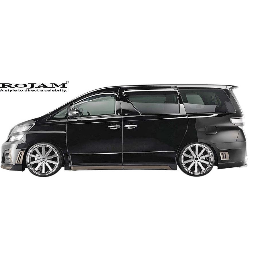 トヨタ 【M's】トヨタ ヴェルファイア 20系 後期 (2011/11-2014/12) ROJAM IRT GENIK エアロ 3点セット Ver.1 (F+S+R)／／FRP ロジャム ...