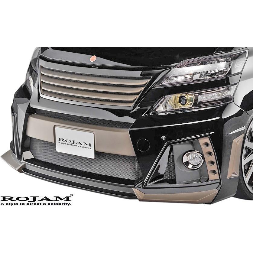 【M's】トヨタ ヴェルファイア 20系 後期 (2011/11-2014/12) ROJAM IRT GENIK エアロ 3点セット Ver.2 (F+S+R/D)／／FRP ロジャム ...