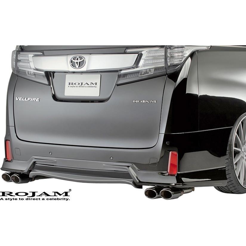 トヨタ ヴェルファイア 30系 前期 (2015/1-2017/12) ROJAM IRT エアロ 2点セット (F+R)／／FRP ロジャム エアロ TOYOTA VELLFIRE エアロ ...