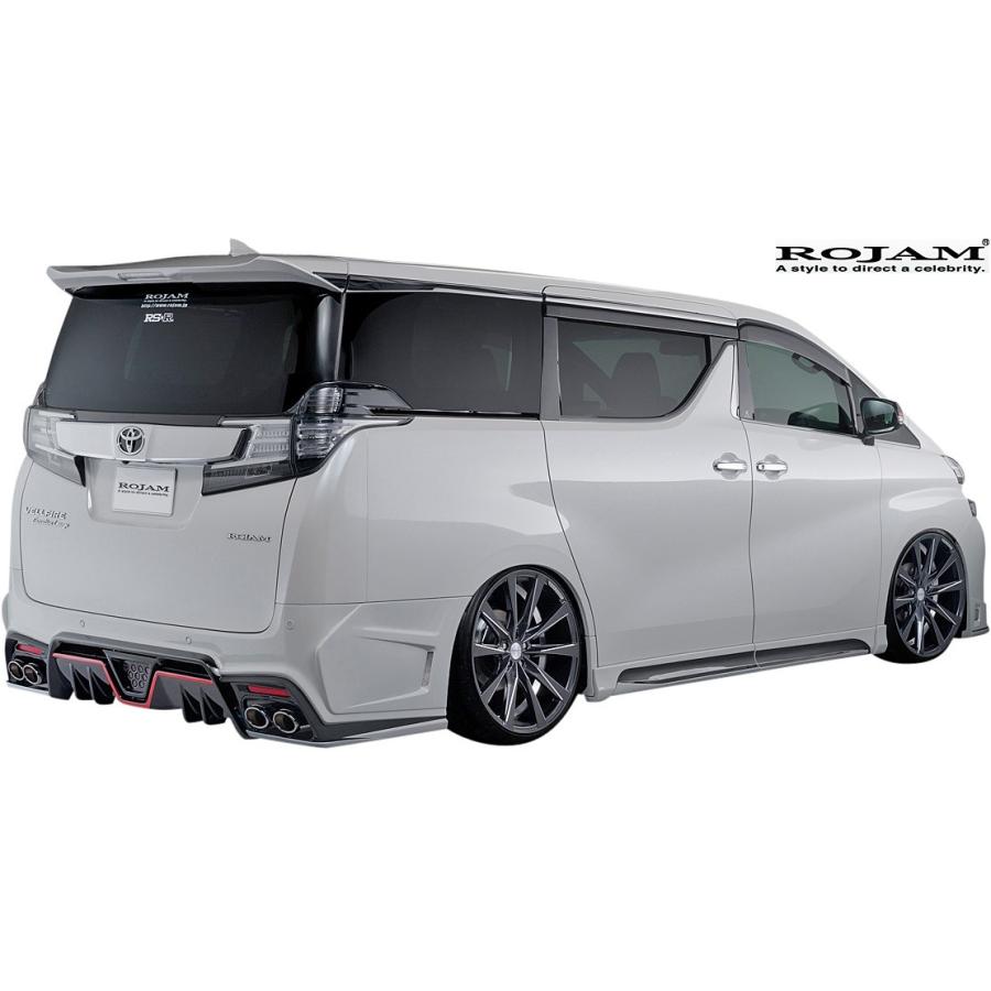 トヨタ 【M's】トヨタ ヴェルファイア 30系 前期 (2015/1-2017/12) ROJAM IRT GENIK エアロ 2点キット F+R(※ PCS/DRCC対応) FRP 未塗装 ...