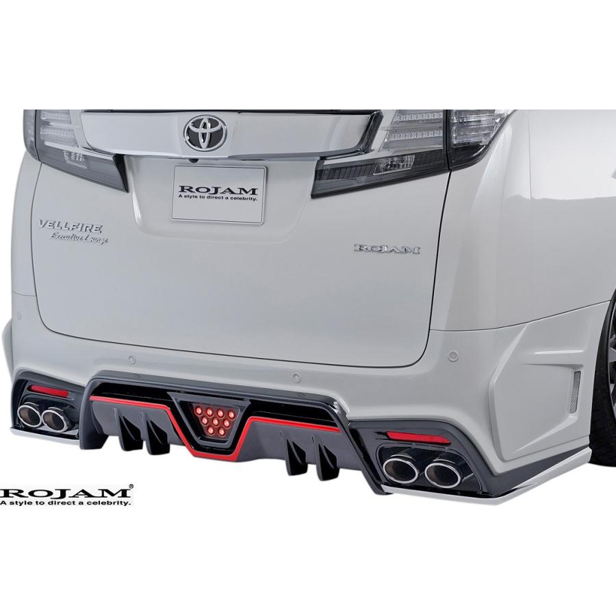 トヨタ 【M's】トヨタ ヴェルファイア 30系 前期 (2015/1-2017/12) ROJAM IRT GENIK エアロ 2点キット F+R(※ PCS/DRCC対応) FRP 未塗装 ...