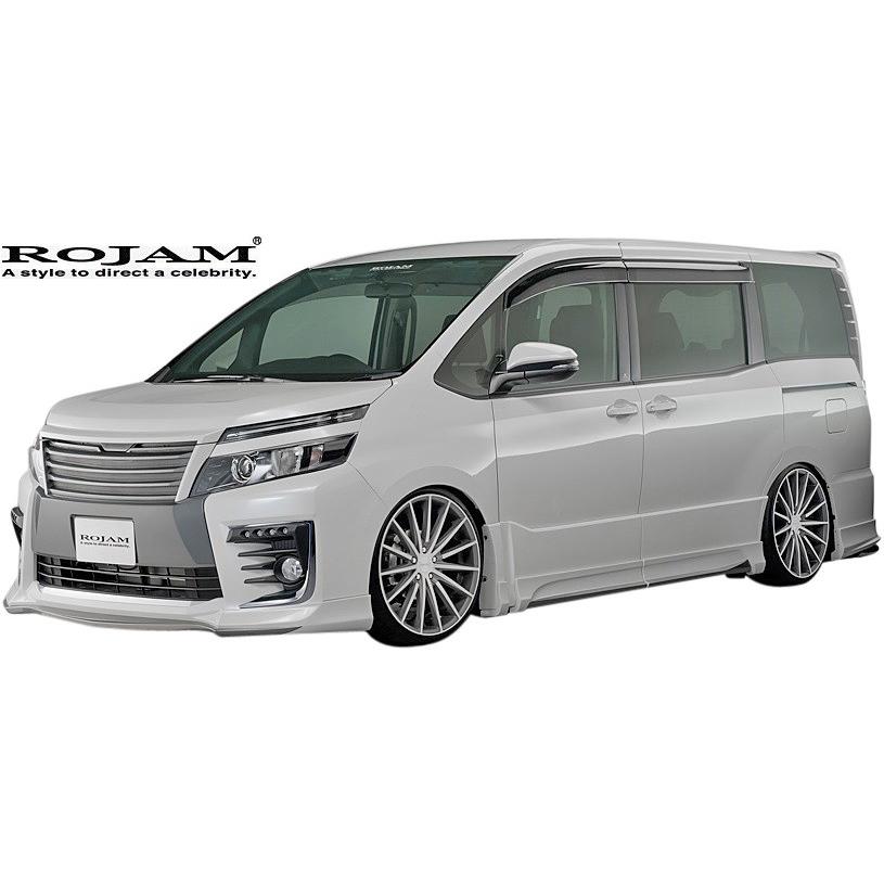 トヨタ 【M's】トヨタ ヴォクシー 80系 前期 (2014/1-2017/6) ROJAM IRT エアロ 2点キット (F+R)／／ZSグレード ZRR80W FRP ロジャム : エム ...