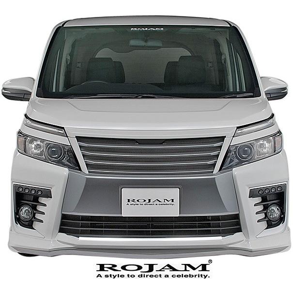 トヨタ 【M's】トヨタ ヴォクシー 80系 前期 (2014/1-2017/6) ROJAM IRT エアロ 2点キット (F+R)／／ZSグレード ZRR80W FRP ロジャム : エム ...