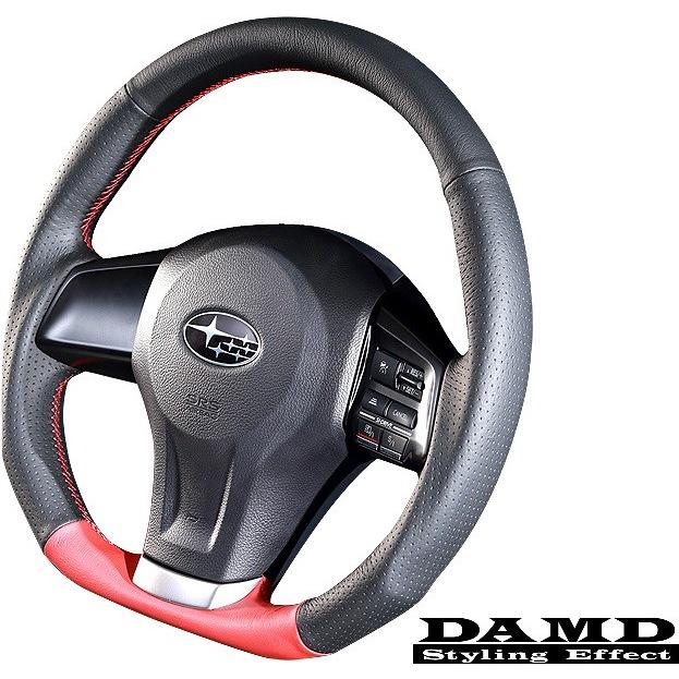 SUBARU 【M's】スバル レガシィ(BM/BR)D- フォレスター(SJ)A-C インプレッサ(GJ/GP)A- XV (GP)A- DAMD ステアリング (レッドフォーミュラ ...