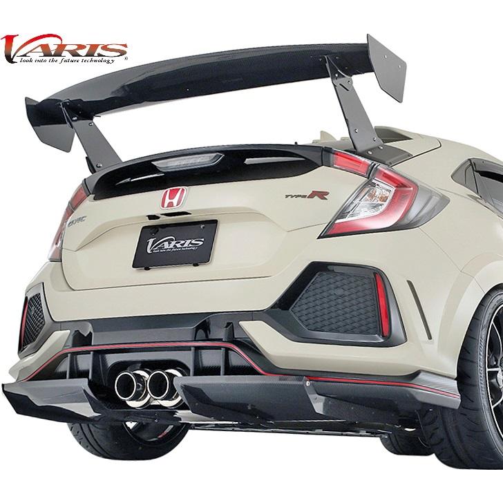 シビック 【M's】ホンダ FK8 タイプR (2017.9-) VARIS ARISING-II 専用 リアディフューザー CARBON ...