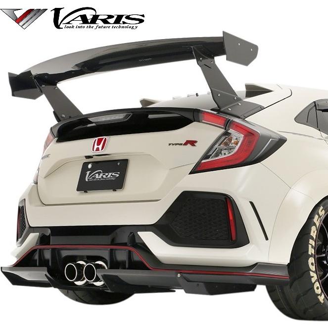 シビック 【M’s】 ホンダ FK8 タイプR (2015y-2021y) VARIS ワイドボディ リアディフューザー カーボン バリス ...