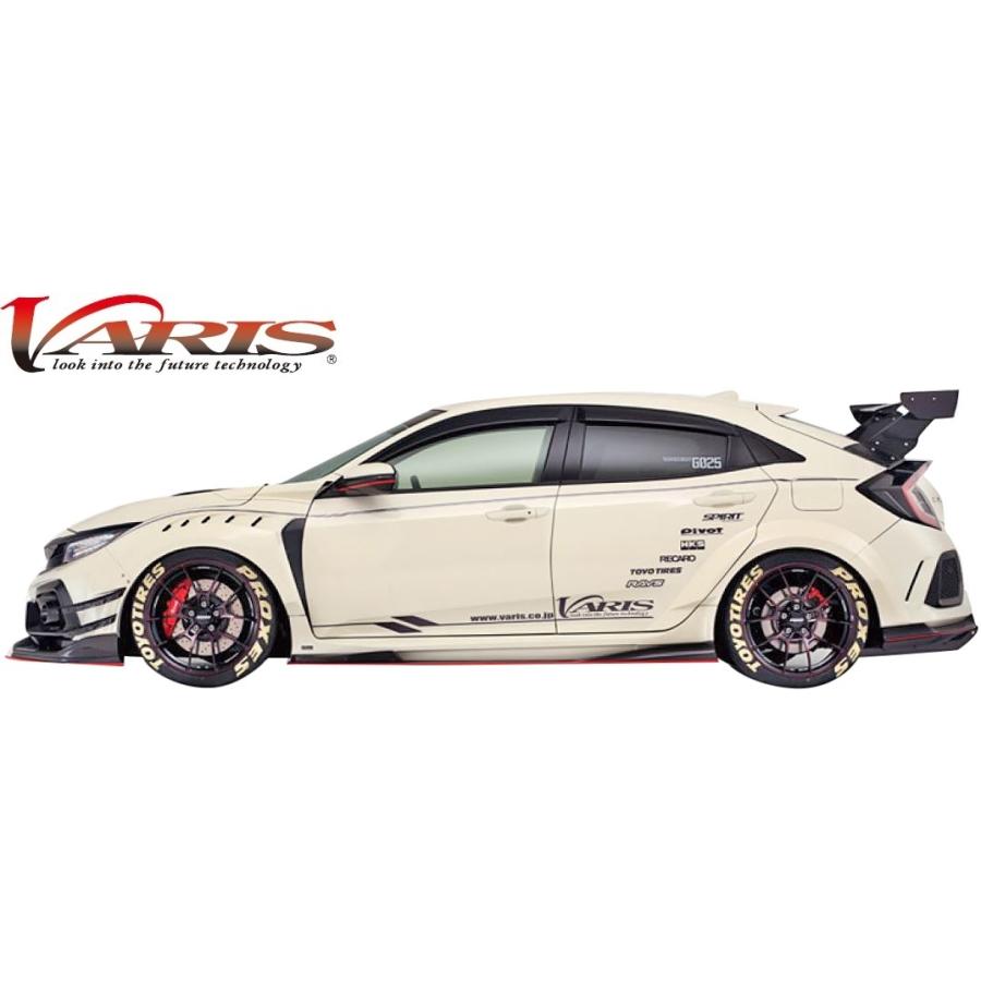 【M's】 ホンダ FK8 シビック (2017y-) VARIS ワイドボディー フルキット 6点／／ バリス ヴァリス FRP ...