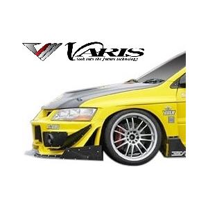 三菱 【M’s】 CT9A ランサーエボリューション8 (2003-2005) VARIS フロントワイドフェンダーキット (タイムアタックVer.) バリス エアロ パーツ VAMI-072 ...