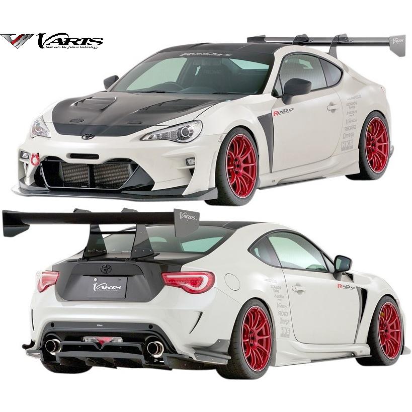 86 【M’s】 トヨタ ZN6 後期 ハチロク (2016y-2021y) VARIS ARISING-II フルエアロ 6点 (FRP仕様) FRP+カーボン バリス エアロ パーツ ...