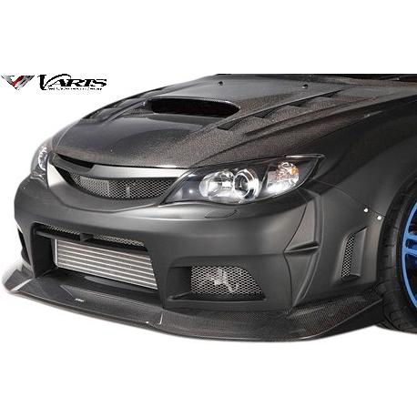 WRX STI 【M’s】 SUBARU GRB インプレッサ (2007y-2014y) VARIS ワイドボディ フルキットB 4点 バリス FRP+CARBON エアロ パーツ セット ...