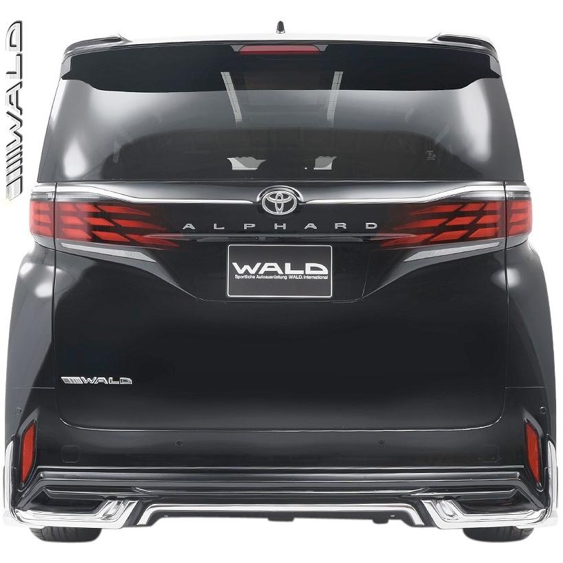 WALD 【M’s】 トヨタ 40系 アルファード (R5.6-) SPORTS LINE リアスカート ABS ヴァルド バルド エアロ パーツ 部品 新型 現行型 40アルファード ...