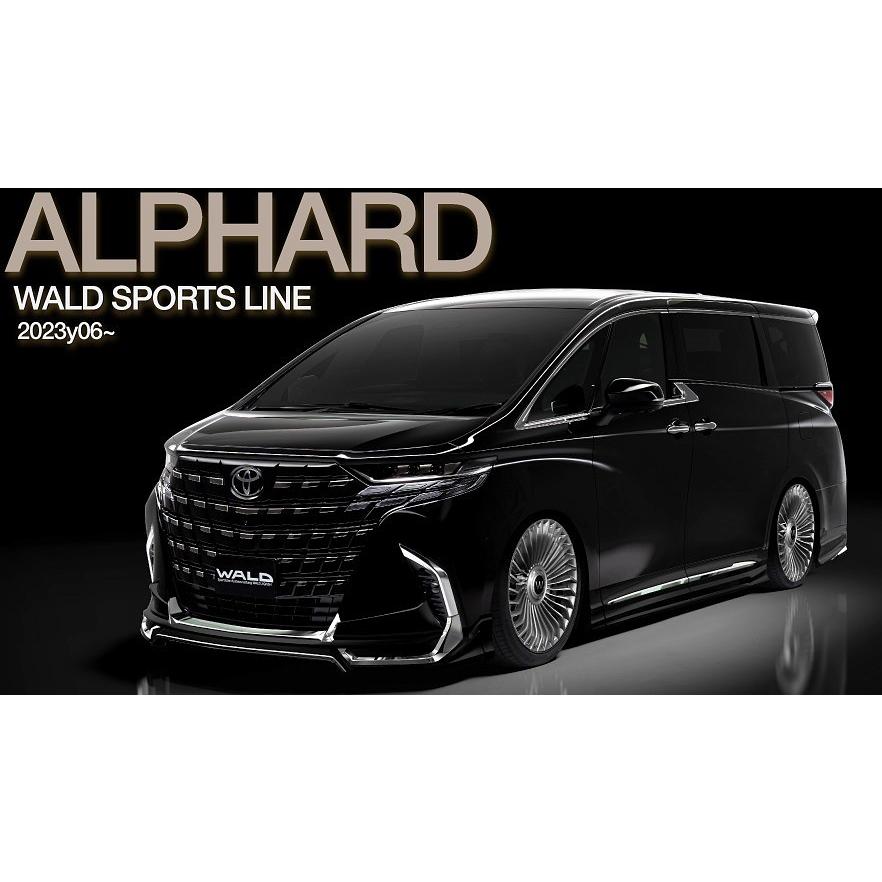 WALD 【M’s】 トヨタ 40系 アルファード (R5.6-) SPORTS LINE リアスカート ABS ヴァルド バルド エアロ パーツ 部品 新型 現行型 40アルファード ...