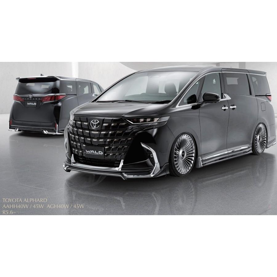 WALD 【M’s】 トヨタ 40系 アルファード (R5.6-) SPORTS LINE リアスカート ABS ヴァルド バルド エアロ パーツ 部品 新型 現行型 40アルファード ...