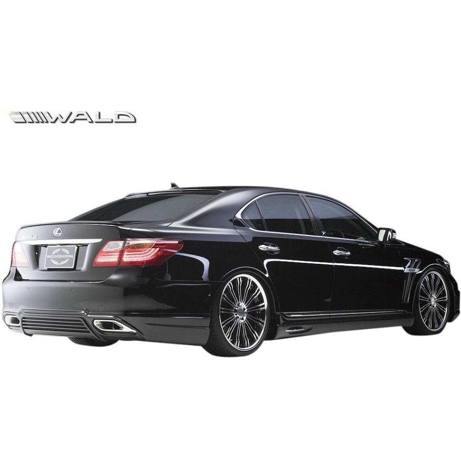 【M's】 レクサス 40系 LS600H LS600hL UVF45 UVF46 中期 (H21.9-H24.10) WALD EXECUTIVE LINE リアスカート ABS ヴァルド ...