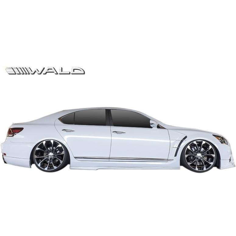 WALD 【M’s】 レクサス 40系 LS 後期 LS460 LS600h Fスポーツ ショート 用 (H24.10-H29.10) EXECUTIVE LINE サイドステップ 左右 ...