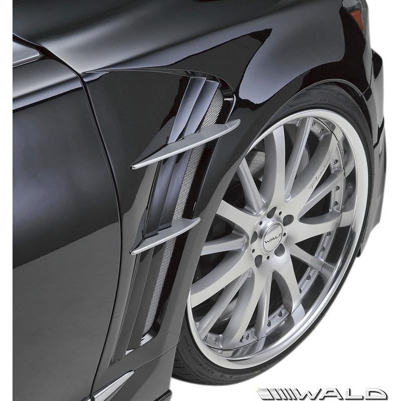 【M’s】 LEXUS 40系 LS 後期 LS460 LS600h Fスポーツ 用 (H24.10-H29.10) WALD EXECUTIVE LINE スポーツフェンダーダクト FRP ...