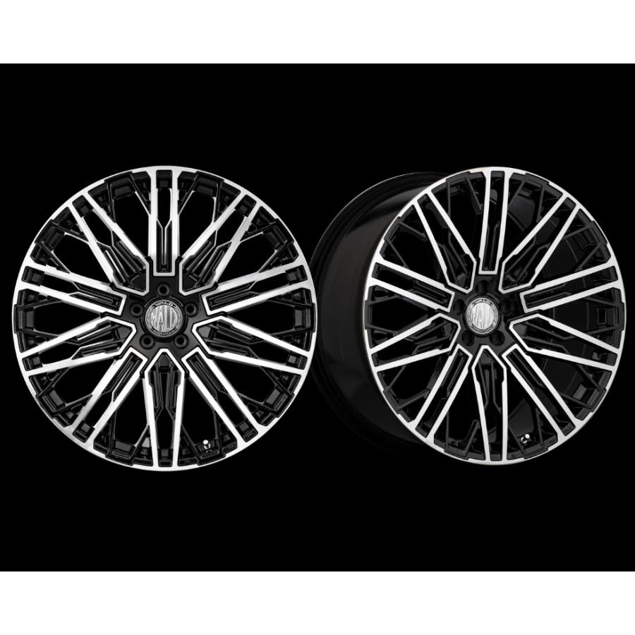 【M's】 WALD ホイール GENUINE LINE BM001 1本 22インチ 9.0J 5/120 ハブ径 75.1Φ インセット 33 5穴 P.C.D 120 FACE1 ...