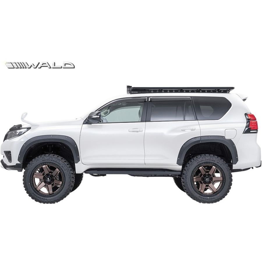 WALD 【M’s】 150系 ランドクルーザー プラド GDJ150W TRJ150W 後期 (H29.9-) DESERT LINE リアガーニッシュ ABS ヴァルド エアロ パーツ ...