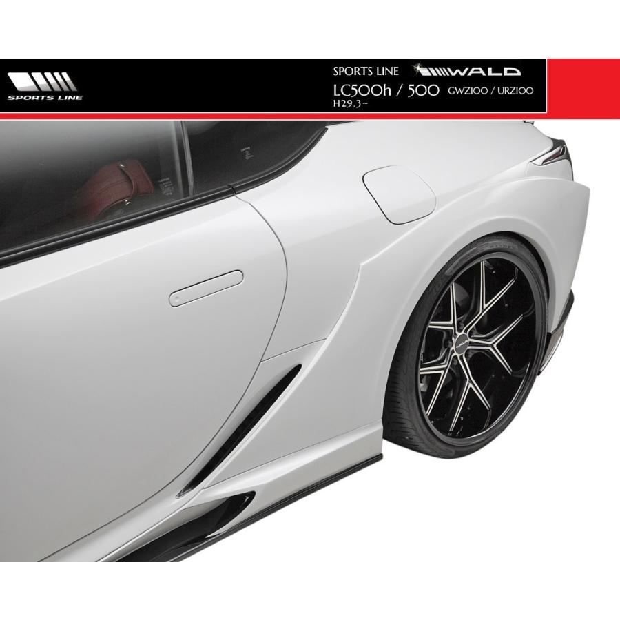 WALD 【M's】LEXUS LC500h/LC500（H29.3-）WALD SPORTS LINE エアロ 3Pキット／／レクサス ...