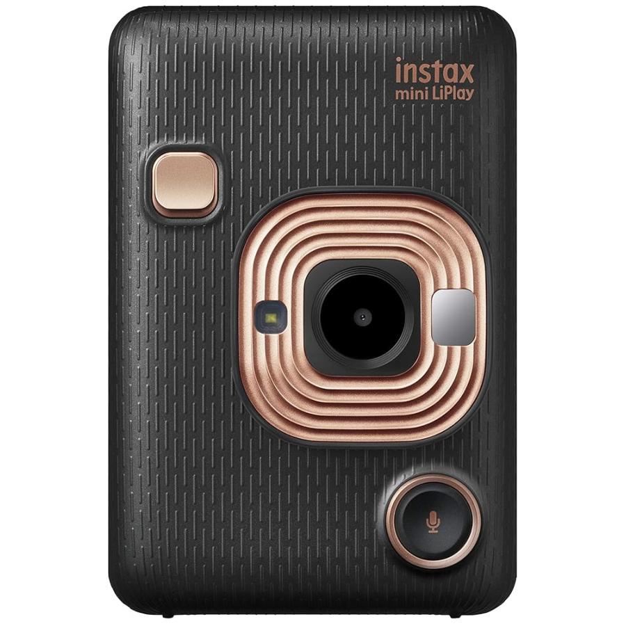 富士フイルム(FUJIFILM) チェキ インスタントカメラ/スマホプリンター instax mini LiPlay エレガントブラック INS MINI HM1 ELEGANT BLACK ...