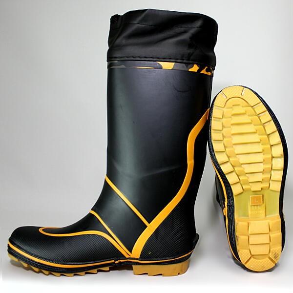 長靴 ラジアルブーツ ブラック ファインジャパン FJ1095 : エナドットコム Yahoo!店 - 通販 - Yahoo!ショッピング