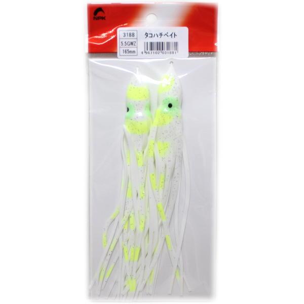 タコハチベイト (2本入り) 5.5号 【GWZ】 NPK(ナカジマ) (3188) 新色ゼブラ : npk3188 : エナドットコム Yahoo!店 - 通販 - Yahoo!ショッピング