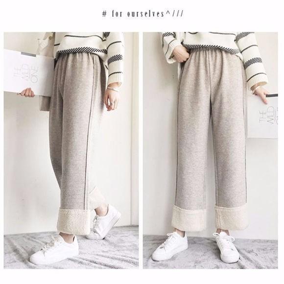 ガウチョパンツ レディース ワイドパンツ ボア 暖か 九分丈 無地 おしゃれ 大きいサイズ ゆったり カジュアル 2019秋冬 着痩せ : enchanted venus - 通販 ...