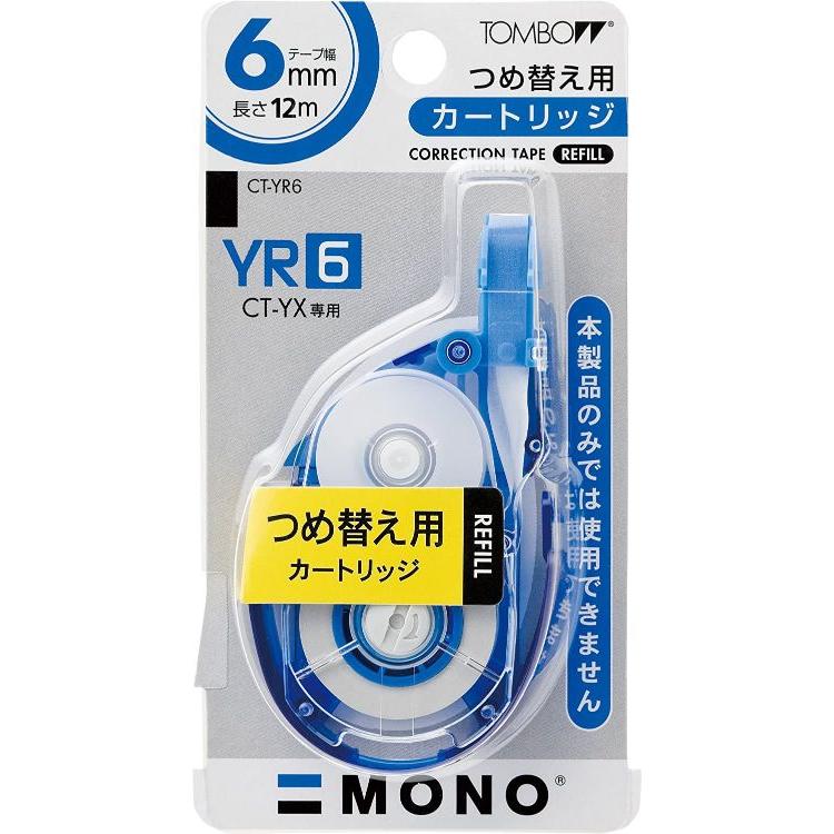 MONO 【トンボ】MONO 修正テープ モノYXカートリッジ 6mm CT-YR6 : エンチョーホームショッピング - 通販 - Yahoo!ショッピング