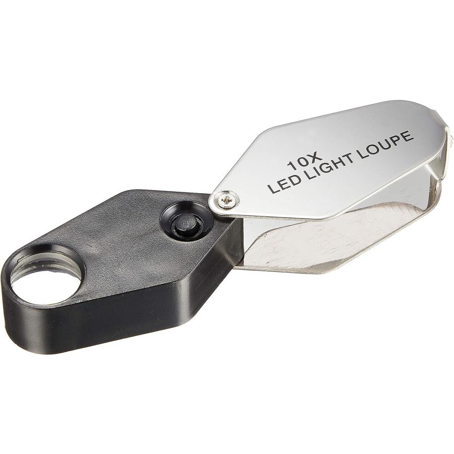 TSK 高倍率ルーペ 倍率10倍 レンズ径16mm LEDライト付き DO-10LED : エンチョーホームショッピング - 通販 - Yahoo!ショッピング