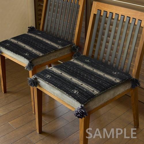 【メーカー直送】萩原 ギャッベ チェアパッド LORRI BUFF L17 約40×40cm : エンチョーホームショッピング - 通販 - Yahoo!ショッピング