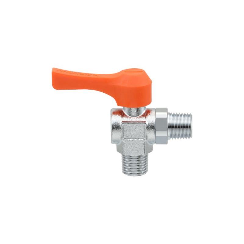 【カクダイ/GAONA/ガオナ】アングル型ミニチュアボールバルブ(赤・3／8) GA-JM105 : 4972353820115 : エン ...