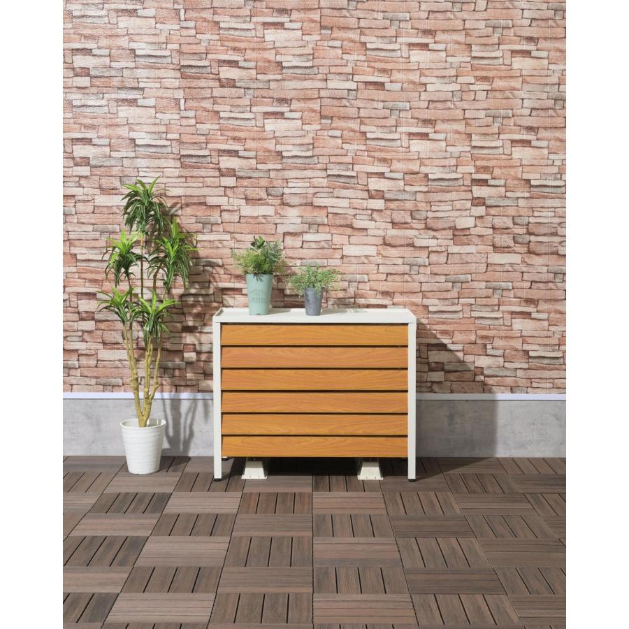 アルミ室外機カバー ルーバー標準WH ASC-LRWH : エンチョーホームショッピング - 通販 - Yahoo!ショッピング