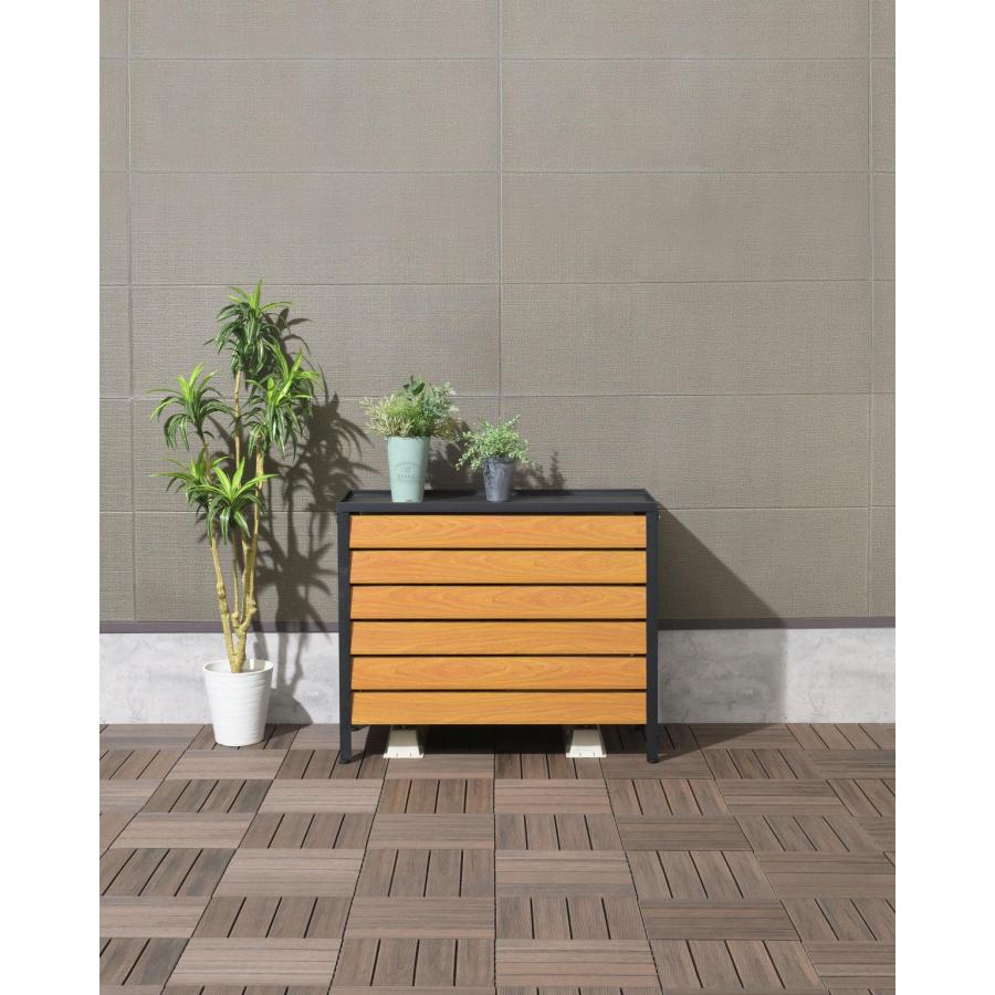 アルミ室外機カバー ルーバー標準BK ASC-LRBK : エンチョーホームショッピング - 通販 - Yahoo!ショッピング