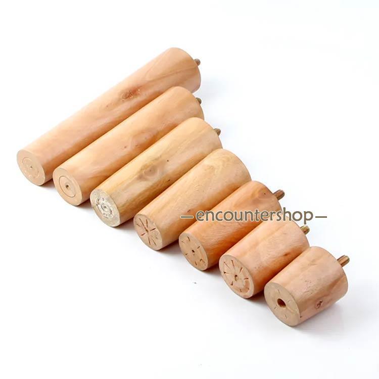 家具パーツ 高さ調整 6cm ソファ ベッド 継ぎ脚 M8 キャビネット足 机足 木製脚 ソファ足 頑丈 木製 4本セット テーブル 8cm ソファー : Encountershop - 通販 ...