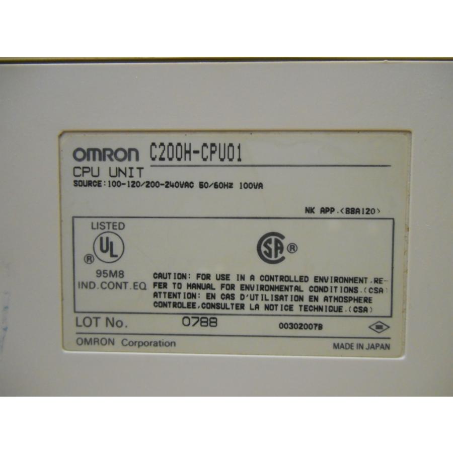 オムロン（OMRON） CPUユニット C200H-CPU01 : 工具流通センター - 通販 - Yahoo!ショッピング