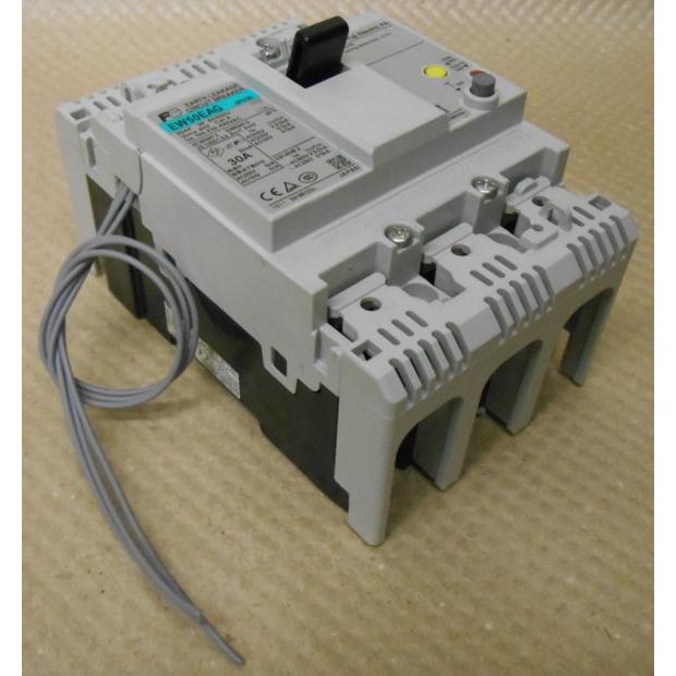 6 富士電機(FUJI) 漏電遮断器(漏電ブレーカー) EW50EAG-3P030 3P 30A 感度電流 30mA G-TWINシリーズ 補助スイッチ付 : ew50eag-3p030-6 ...