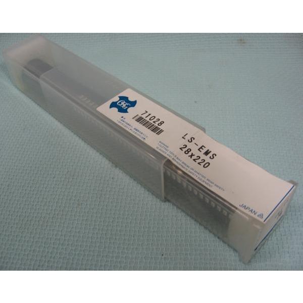 OSG OSG(オーエスジー) エンドミル LS-EMS φ28mm(28.0mm) 全長220mm 4枚刃 (ロングシャンク ショート刃長) HSS-Co(コバルトハイス) (71028 ...