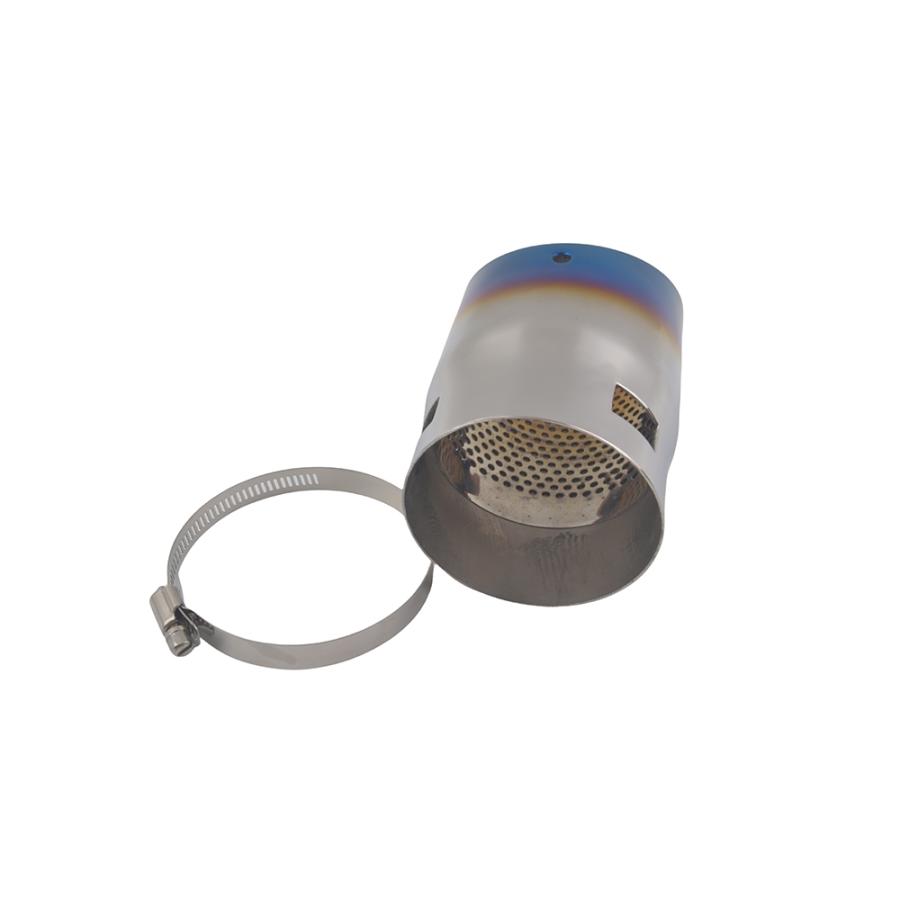 マツダ（Mazda） CX-5 KF系 CX-3 アテンザ GJ GH系 マフラーカッター スラッシュカット チタン焼き シングルタイプ ...