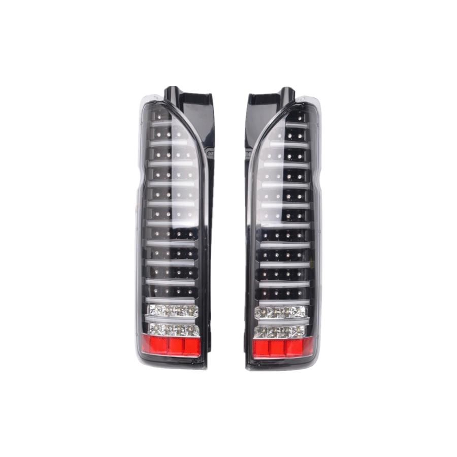 ハイエース 200系 8型 LEDテールランプ バックランプ付き バーライト テール ウィンカー 標準/ワイド DX/SGL ワゴン/バン 外装パーツ（スモーク） : endlessjapan ...