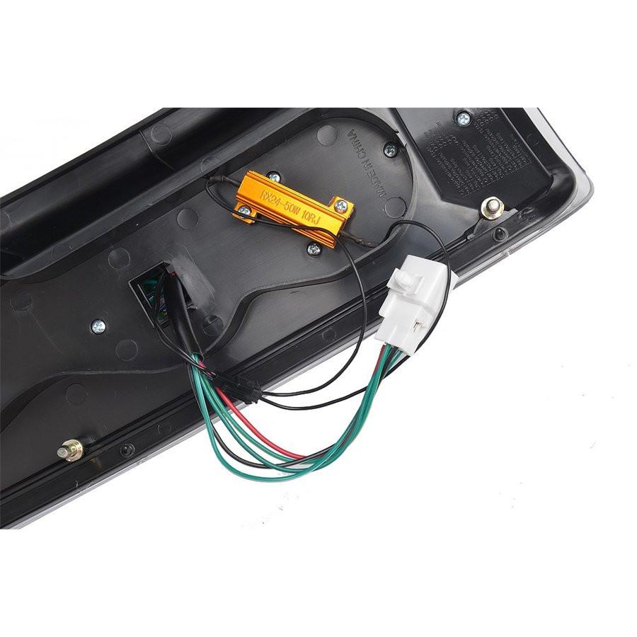 ハイエース 200系 8型 LEDテールランプ バックランプ付き バーライト テール ウィンカー 標準/ワイド DX/SGL ワゴン/バン 外装パーツ（スモーク） : endlessjapan ...