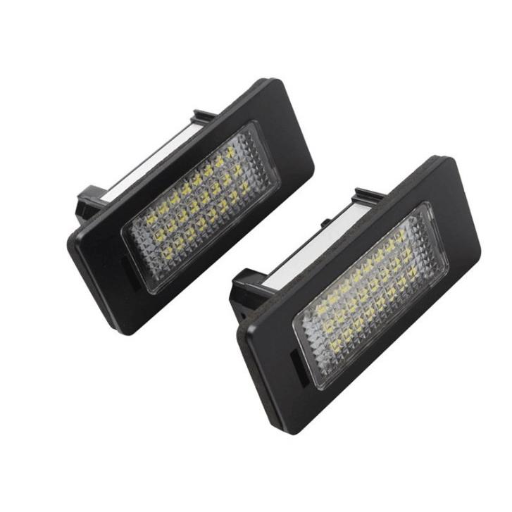 BMWナンバー灯LED ライセンスランプ E90 E91 E92 E60 E61 E46 E39 E70 E71 キャンセラー内蔵 ホワイトEJ-NLE9 純正交換 新品 送料無料 ...