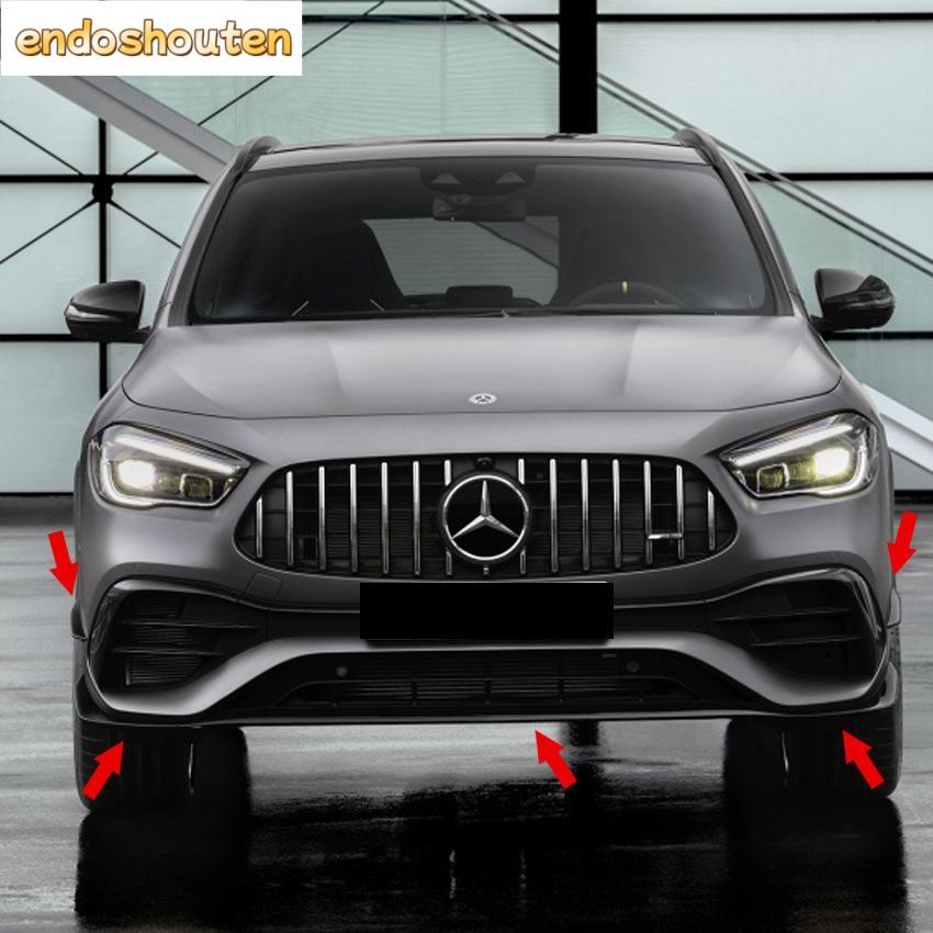 スポーティ全開♪ ベンツ カーボン ルック フロントバンパー リップ スポイラー 5P セット H247 GLA180 GLA200d GLA35 GLA45 AMGライン : 遠藤商店 ...