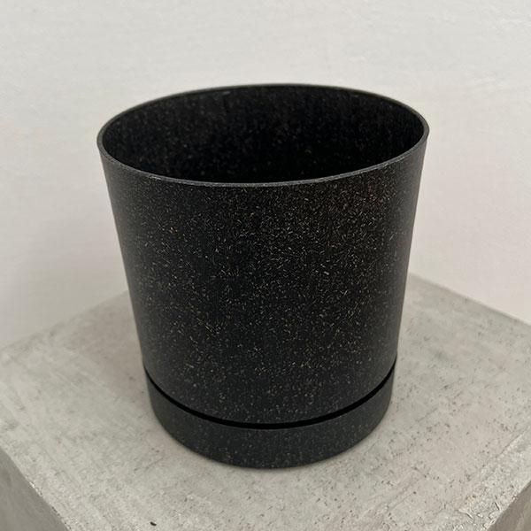 PROSP TUBO：エコポット15／ブラック（ソーサー付） : 園芸ネット - 通販 - Yahoo!ショッピング