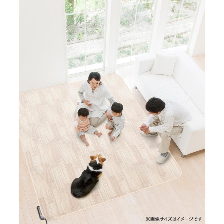 防水 ホットカーペットカバー 1.5畳 木目 185cm×120cm AHW-1001HH 明和グラビア | カーペットマット ラグ 抗菌 1.5帖 キズ防止 中敷き : ENICY - 通販 ...