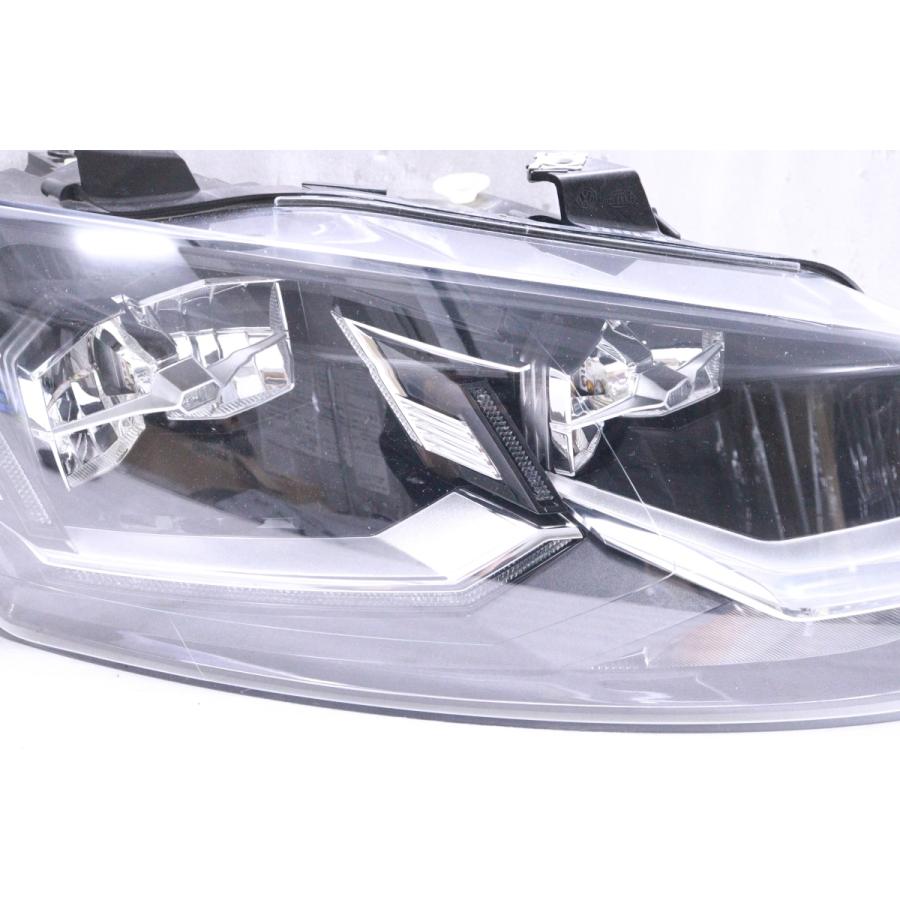 2Y-336★後期 LED 6R VW ポロ★右ヘッドライト 6C2 941 036 ブラック 純正★フォルクスワーゲン (YM) : 2y ...