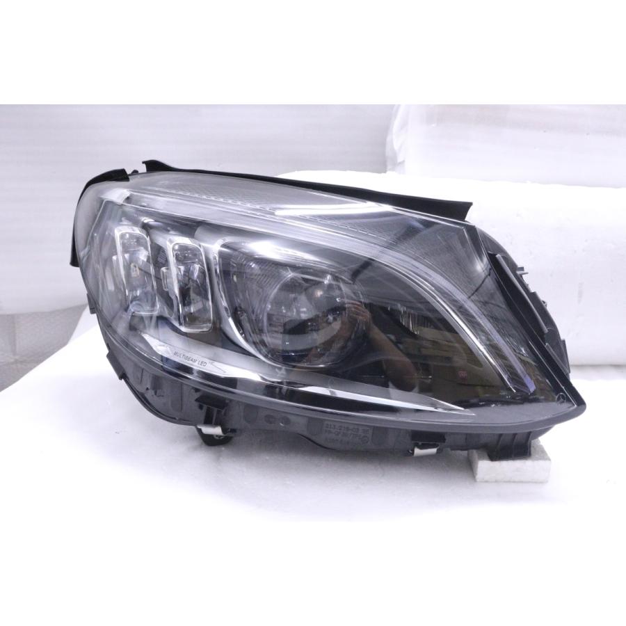 37-868★美品★後期 LED W205 ベンツ Cクラス★右ヘッドライト A205 906 18 06 KZ 打刻:C ブラック 純正★ ...