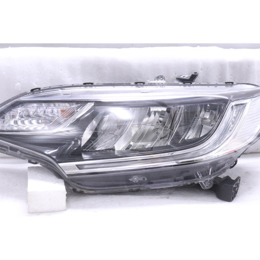 40-2043★後期 LED GK3 フィット★左ヘッドライト STANLEY W3674 打刻:N2 ASSY メッキ 純正★ホンダ (DM) : ENISHI RE PARTS YS ...
