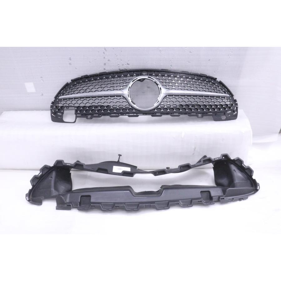 40-301★美品★W206 ベンツCクラス AMGライン フロントグリル★A206 888 21 00 メッキ シルバー 純正★メルセデス ...